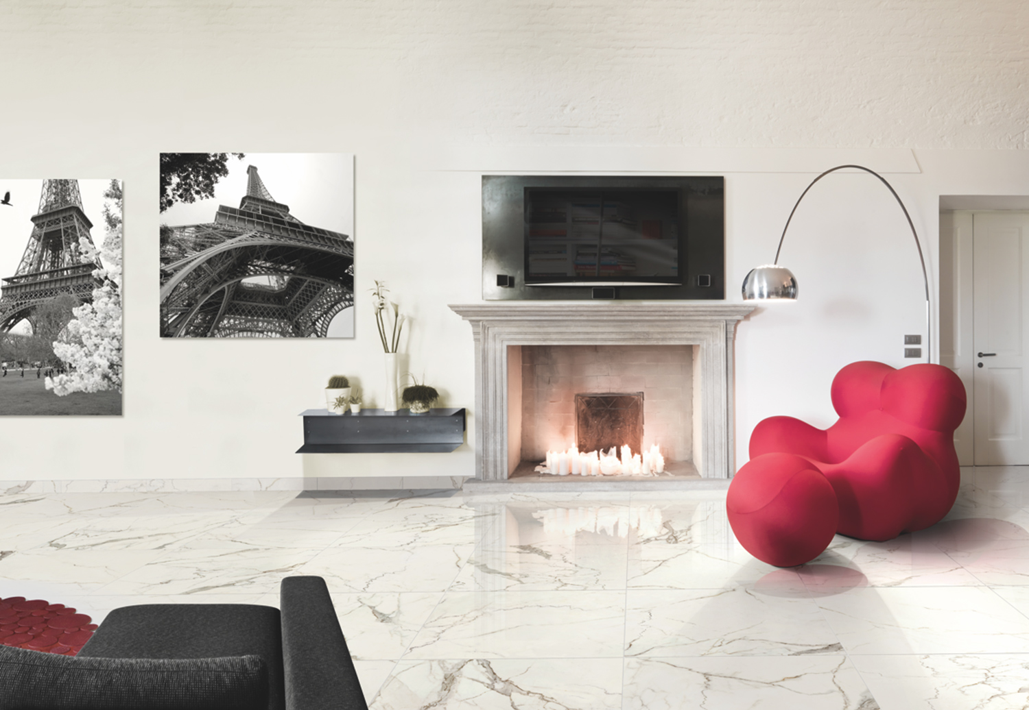 Large Thin Porcelain Slabs | Marble Look | Stonica